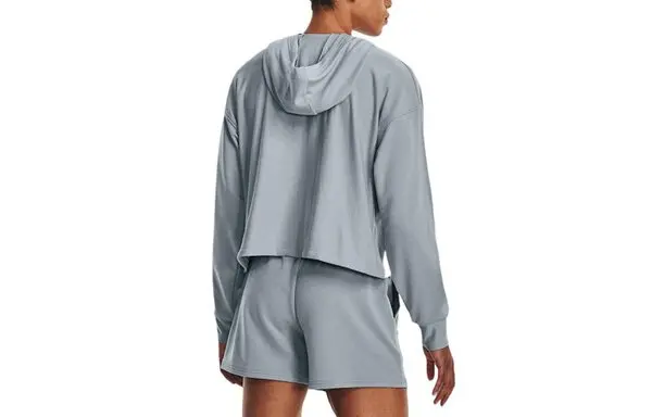 Under Armour Rival Terry Oversized Hoodie - Blue/grey