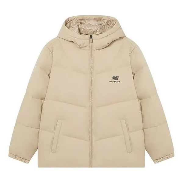 NEW BALANCE Logo Print Padded Down Jacket