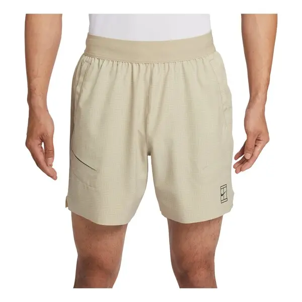 Nike Nikecourt Advantage Dri-fit Shorts - Desert Khaki