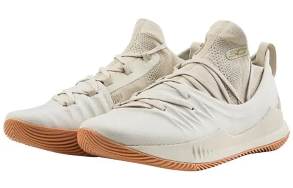 Under Armour Curry 5 "ivory Gum" Basketball Shoes - Grey