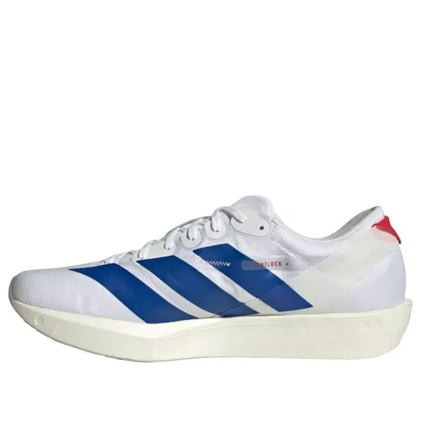 Adidas Adizero Adios Sneakers - Cloud White/royal Blue/pure Ruby