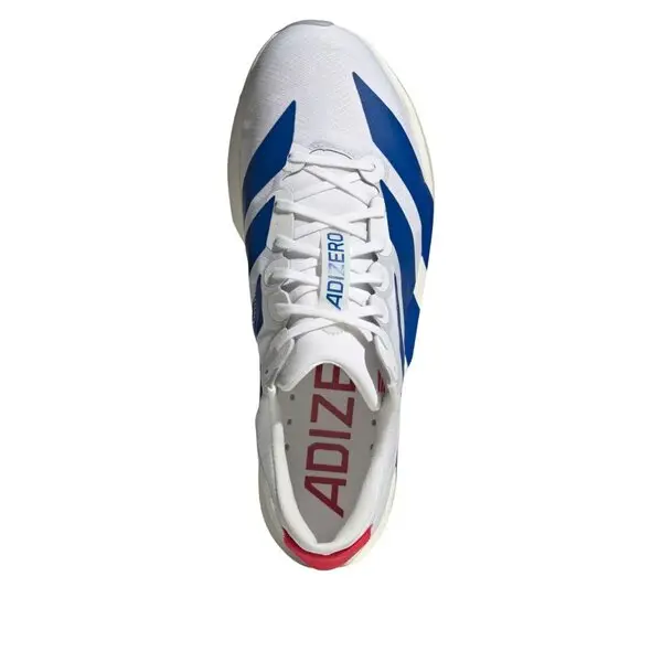 Adidas Adizero Adios Sneakers - Cloud White/royal Blue/pure Ruby