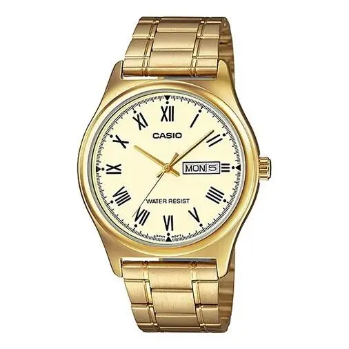 Casio Analog Stainless Steel Watch - Goldgold