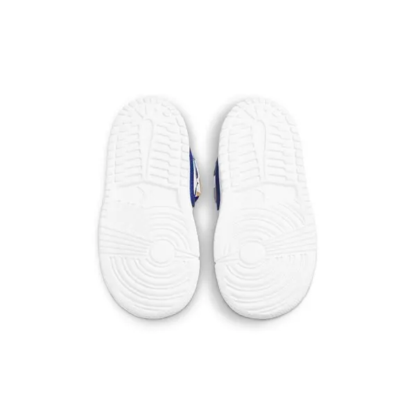 JORDAN 1 Mid Alt 'geometric Print' Sneakers - White/blue