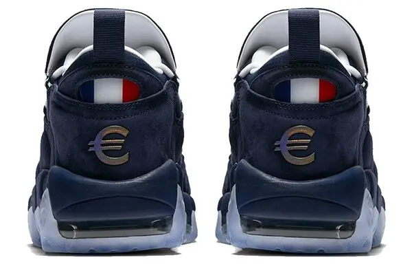 Nike More Money "french Euro" Sneakers - Navy Blue/white