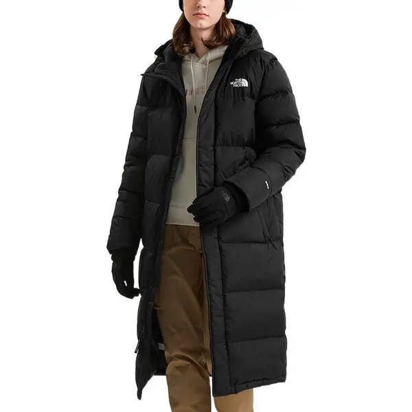 The North Face Nuptse Long Puffer Jacket With 550 Fill Insulation