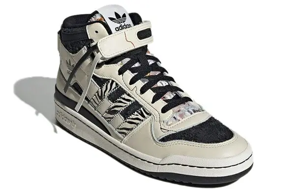 Adidas Originals Forum Mid Sneakers - White/black