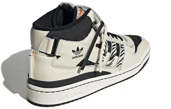 Adidas Originals Forum Mid Sneakers - White/black