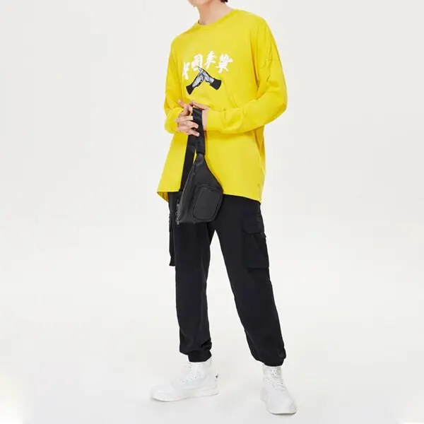 LI-NING David Graffiti Crossover Loose Long Sleeves