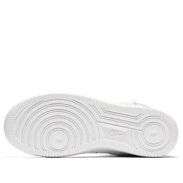 Nike Sf Air Force 1 Mid Qs "triple - White