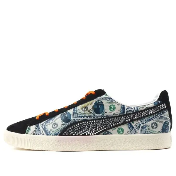 PUMA Mita X Clyde "$1000 Bill" Sneakers - Black