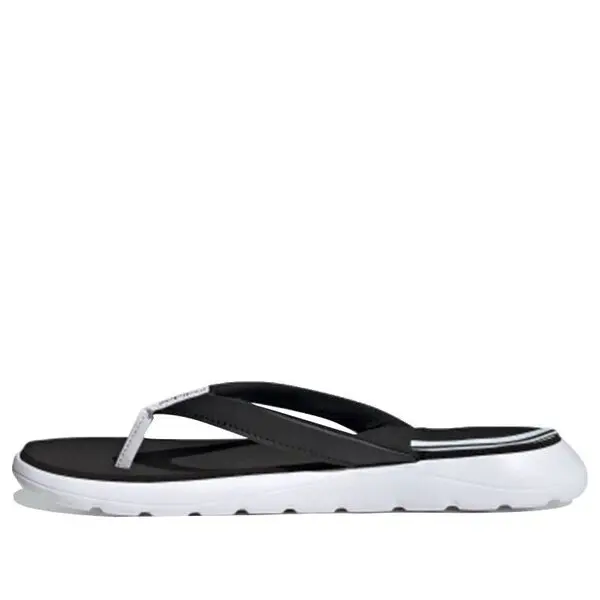 Adidas Comfort Flip Flops - White/black
