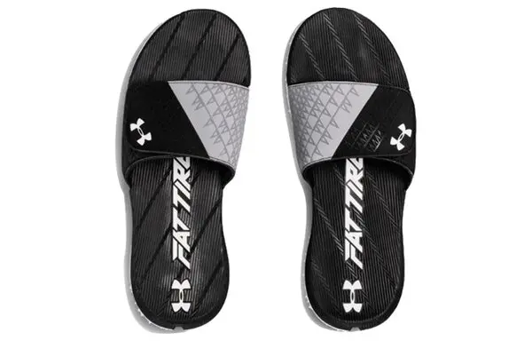 Under Armour Fat Tire Slides - Black/gray