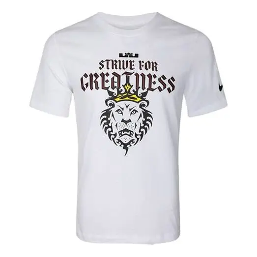 Nike Dri-fit Lebron Strive For Greatness T-shirt - White