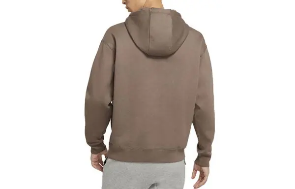 Nike Logo Embroidered Fleece Lined Pullover Hoodie - Multi-color