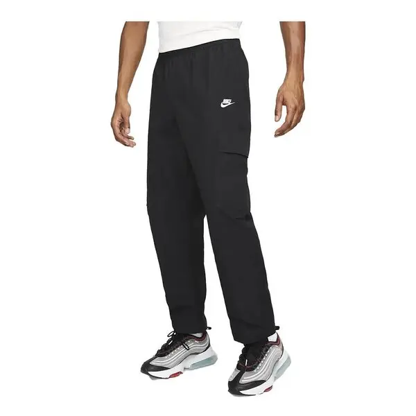 Nike Club Woven Cargo Trousers - Black