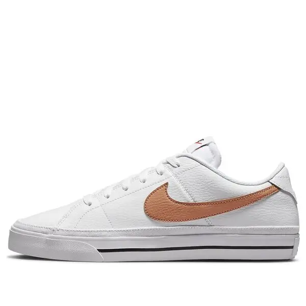 Nike Court Legacy 'white Light Cognac - White/brown