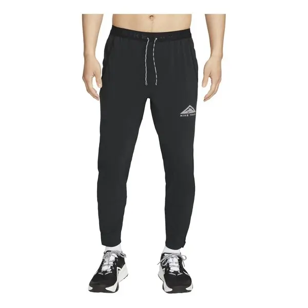Nike Dri-fit Trail-running Trousers Asia Sizing - Black