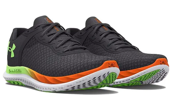 Under Armour Charged Breeze Sneakers - Black/green/orange