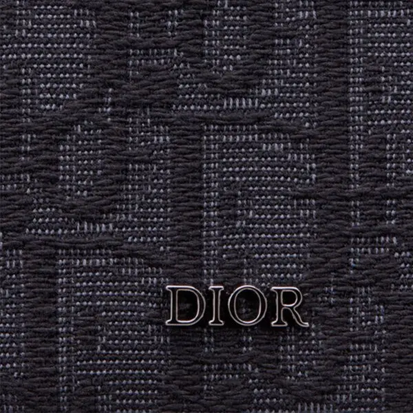 Dior Bi-fold Card Holder Oblique Jacquard