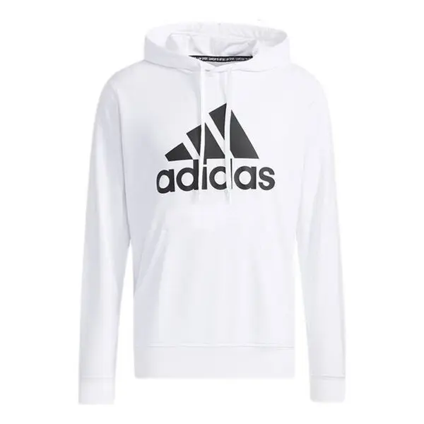 Adidas Athleisure Casual Sports Hoodie - White
