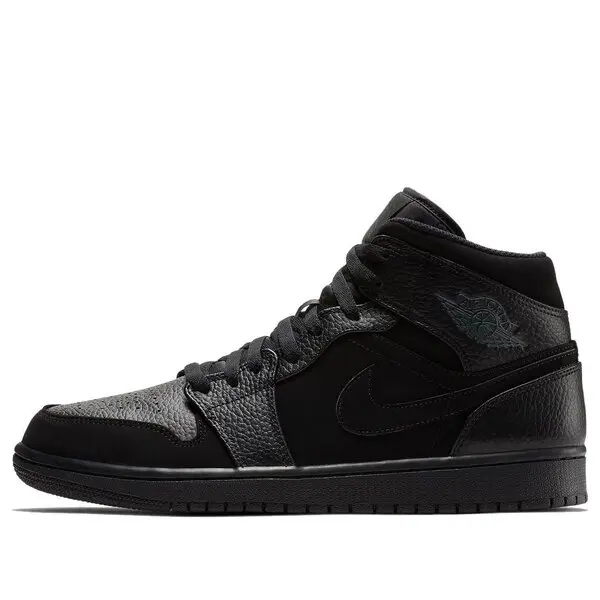 JORDAN 1 Retro Mid Sneakers - Black