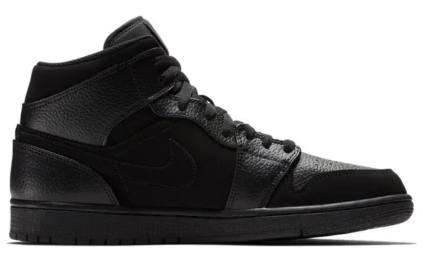 JORDAN 1 Retro Mid Sneakers - Black