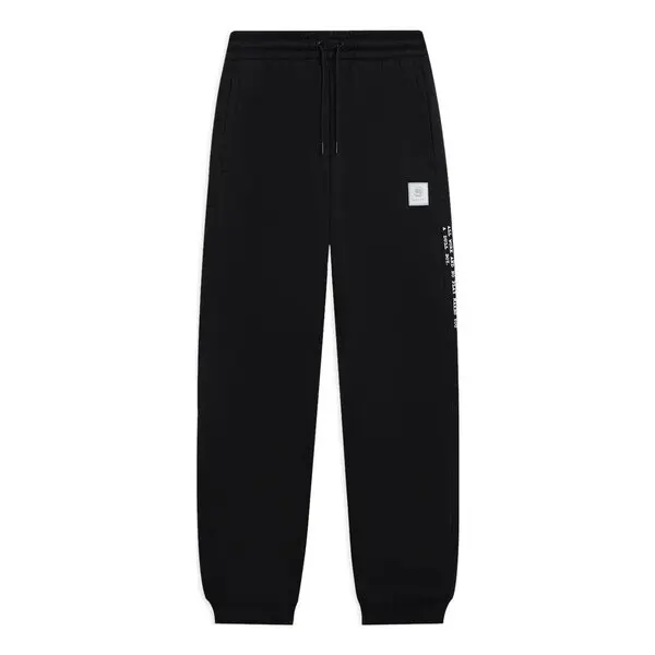 LI-NING Badfive Logo Fleece Sweatpants - Black