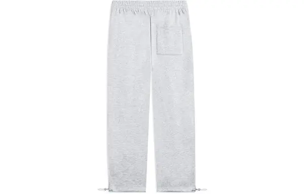 LI-NING Badfive Logo Loose Fit Fleece Pants - Grey