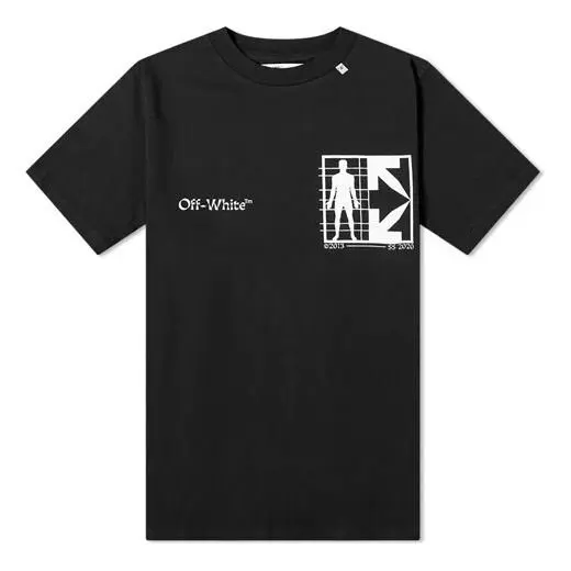 Off-White Half Arrow Short Sleeve Tee - Black