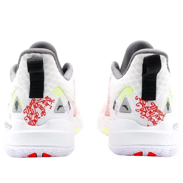 ANTA Kai 1 Speed "bag Work" Athletic Sneakers - White/red/grey