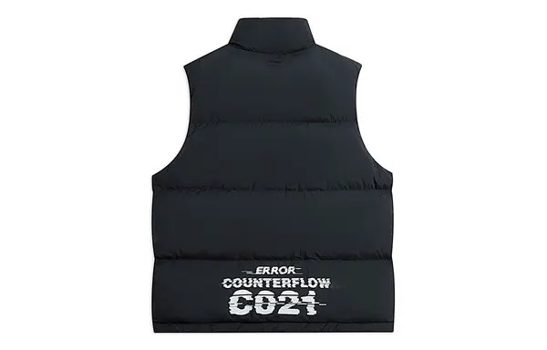 LI-NING Cf Logo Down Vest - Black/white