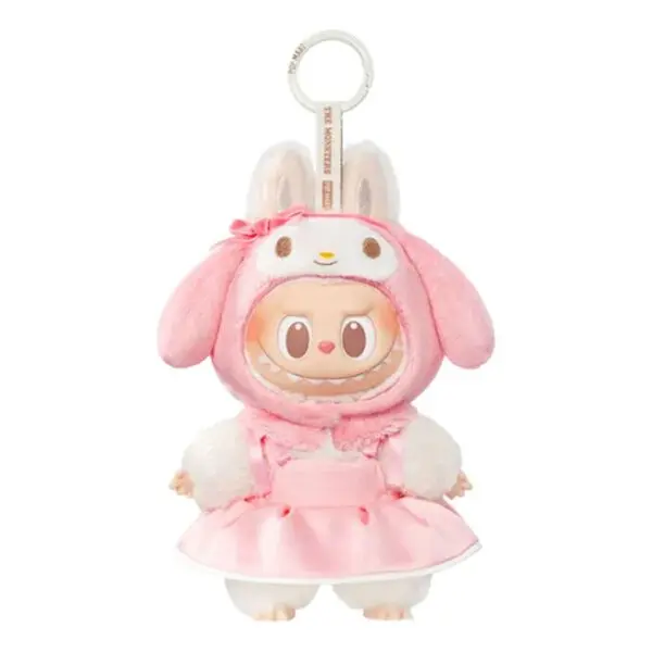 POP MART The Monsters X Hello Kitty And Friends Series Vinyl Plush Pendant My Melody - Multi-color