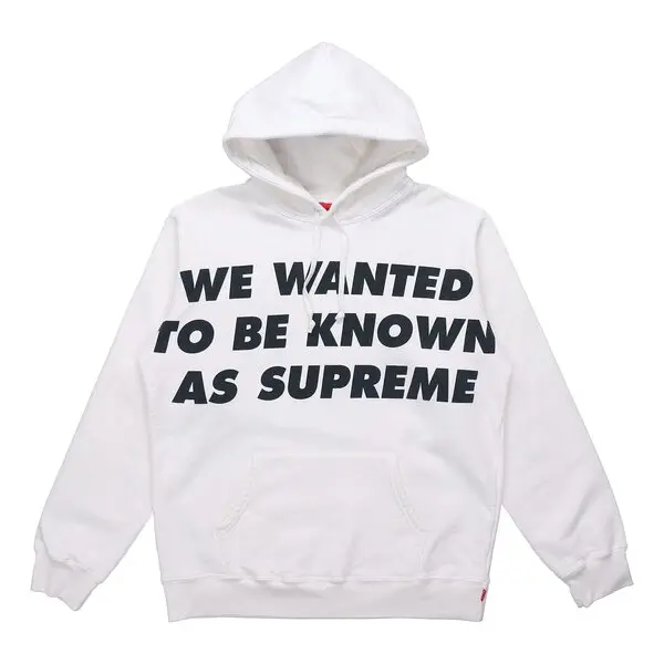 Supreme Known As Hooded Sweatshirt - White