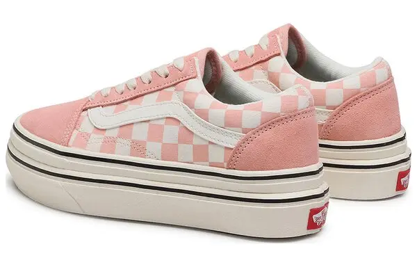 VANS Old Skool Platform Sneakers - Pinkwhite