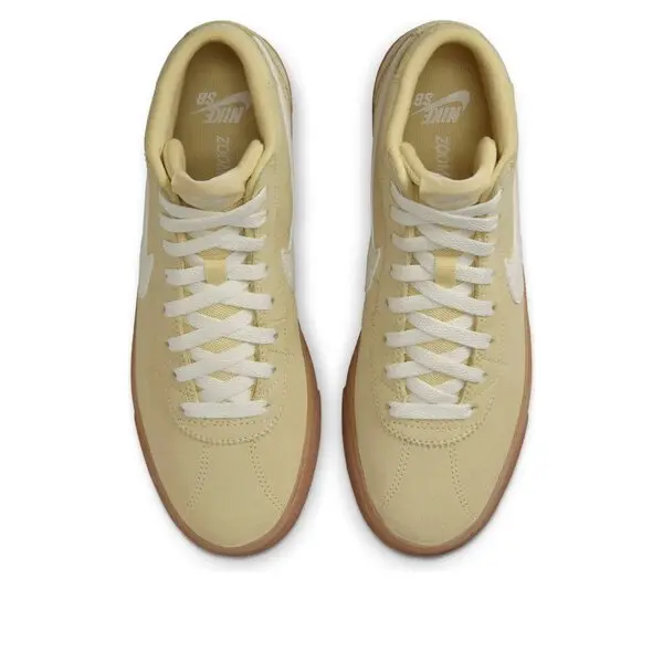 Nike Bruin High Sb "lemon Wash Gum - Light Yellow