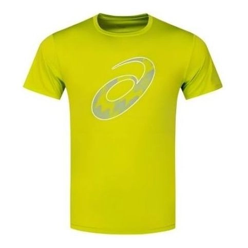 Asics Short Sleeve Running Top - Lime Zest