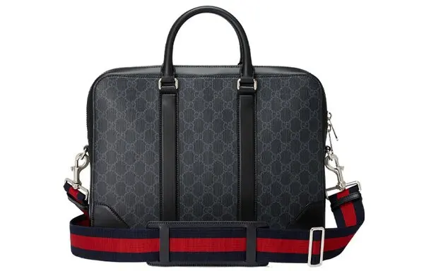 Gucci Gg Supreme Briefcase - Black
