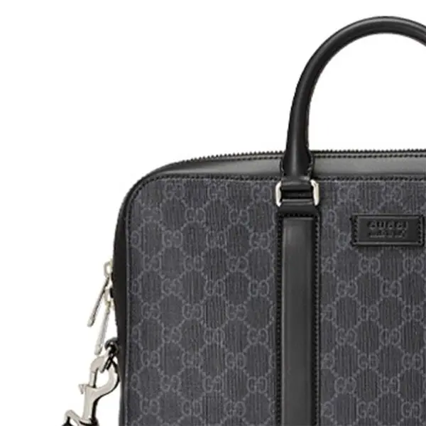 Gucci Gg Supreme Briefcase - Black