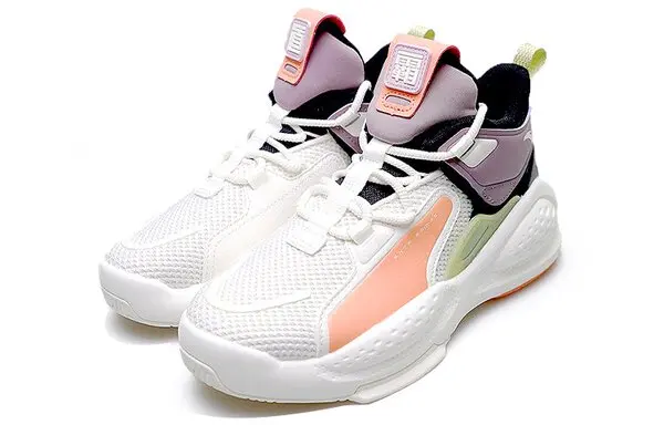 ANTA Shock The Game Sneakers - White/black/orange