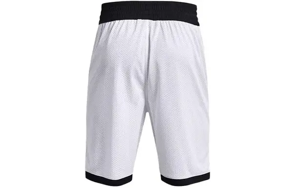 Under Armour Project Rock Iron Paradise Mesh Shorts - White/black