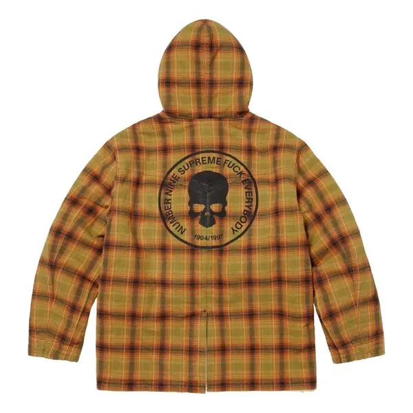 Supreme Fw25 X Number Ine Faux Shearling Hooded Coat