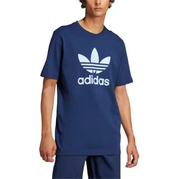 Adidas Adicolor Trefoil T-shirt Asia Sizing 'navy