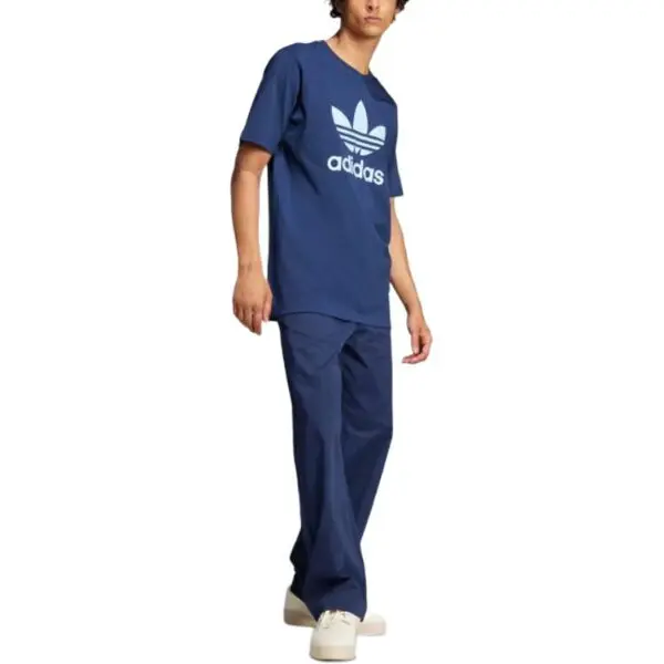 Adidas Adicolor Trefoil T-shirt Asia Sizing 'navy