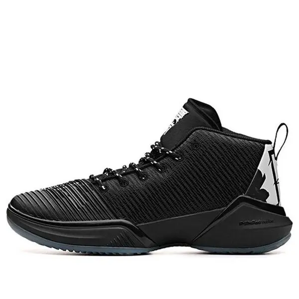 ANTA High Top Basketball Sneakers - Black/blue/white