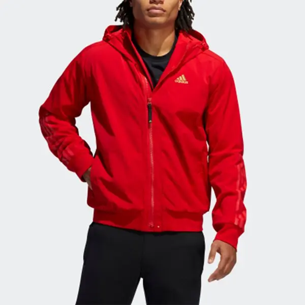 Adidas Cny Tt Casual Sports Hooded Jacket