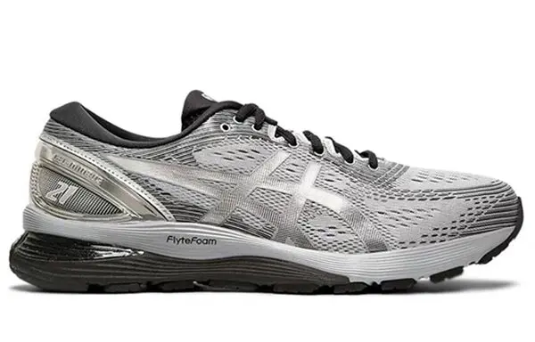 Asics Gel-nimbus 21 Platinum Running Shoes - Grey