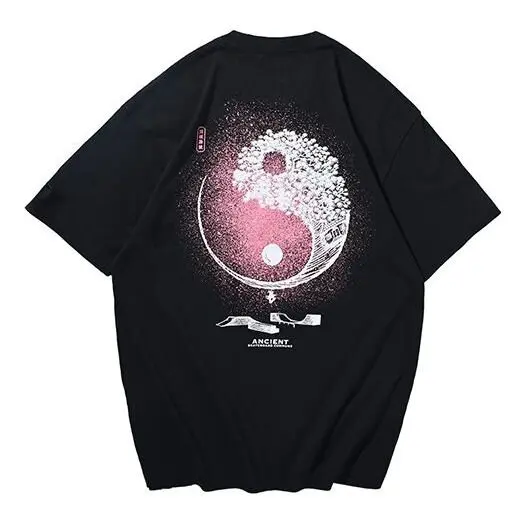 LI-NING Skateboarding Yin Yang Graphic Loose Fit T-shirt 'black - Black/multi-color