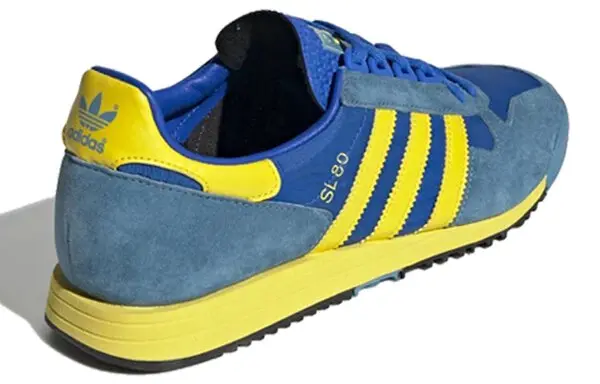 Adidas Originals Sl 80 Low Top Sneakers - Blue/yellow