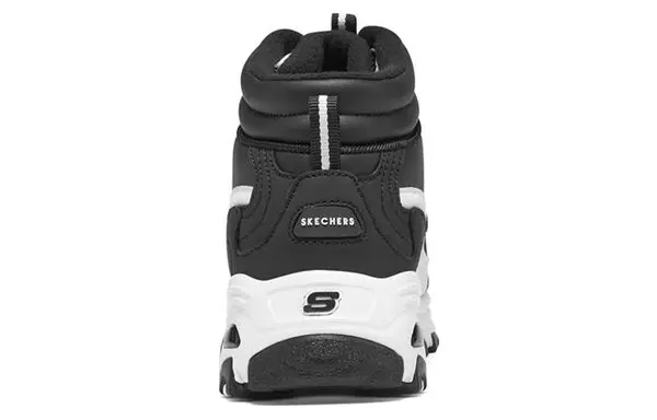Sketchers D'lites 1.0 High Top Sneakers - Black/white